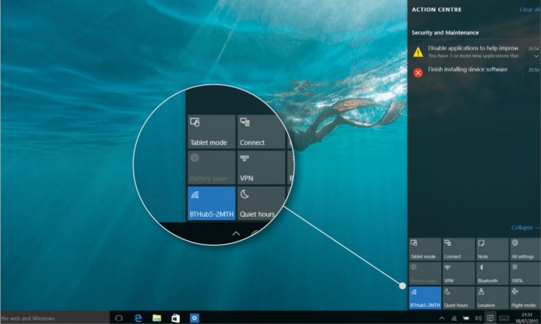 How to Use the Action Center – Padhaaku
